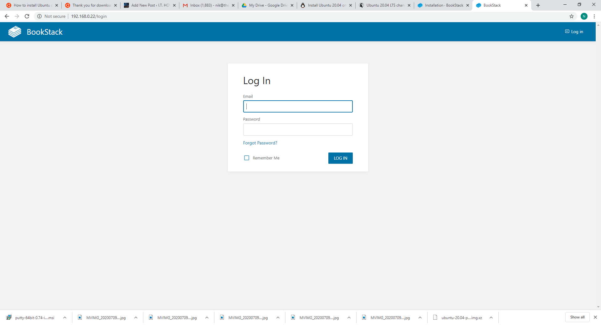 Ubuntu 2004 How To Install Bookstack Wiki On Raspberry Pi4 Running 