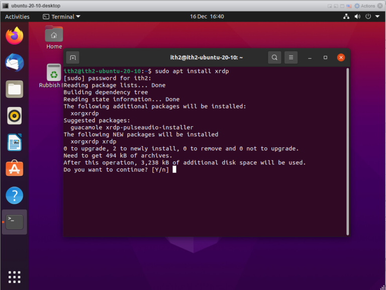 Ubuntu 20.04/20.10: How To Enable RDP Access From Windows PC ...