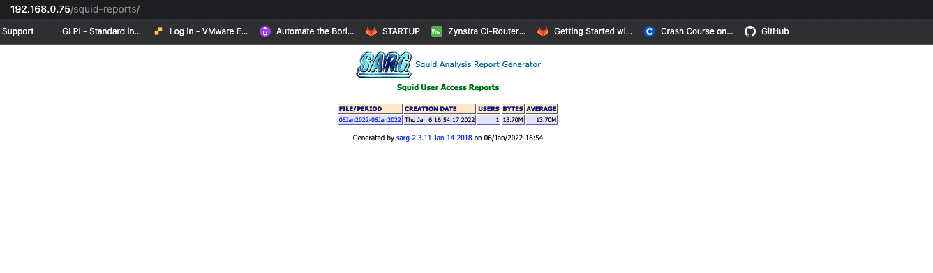 Installing Squid Proxy Server And Sarg On Raspberry Pi Running Ubuntu