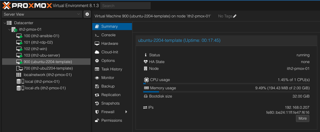 Create Ubuntu 22.04 Server Proxmox VM Template - ITHOWTOO.COM