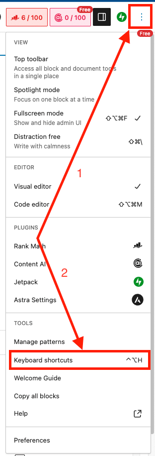 Wordpress Block Editor Keyboard Shortcuts On Mac Ithowtoocom